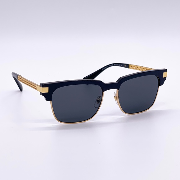 Versace | Accessories | New Ve4447 Gb87 Versace Black Gold Sunglasses ...